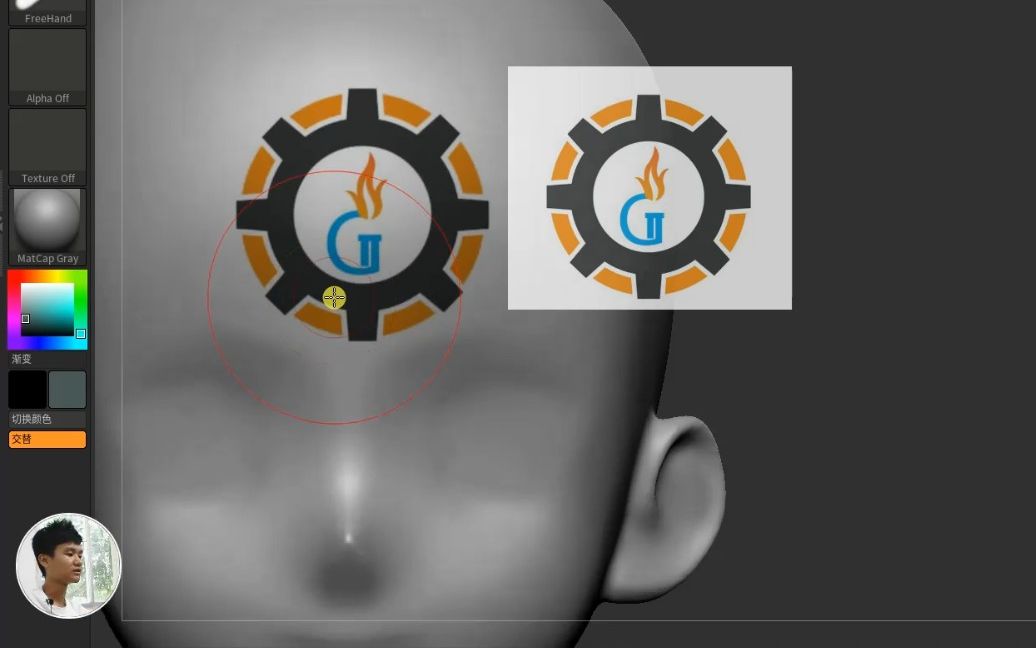 zbrush给模型上色2种方法和技巧