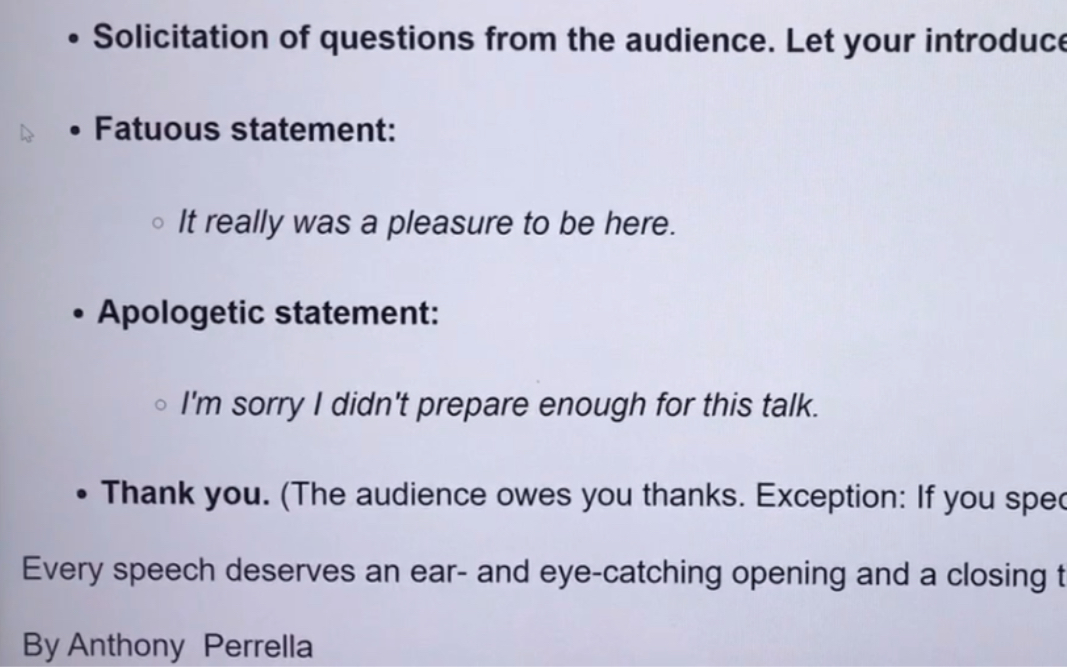 【如何结束一次英文演讲】That’s all 还是 Thank you?