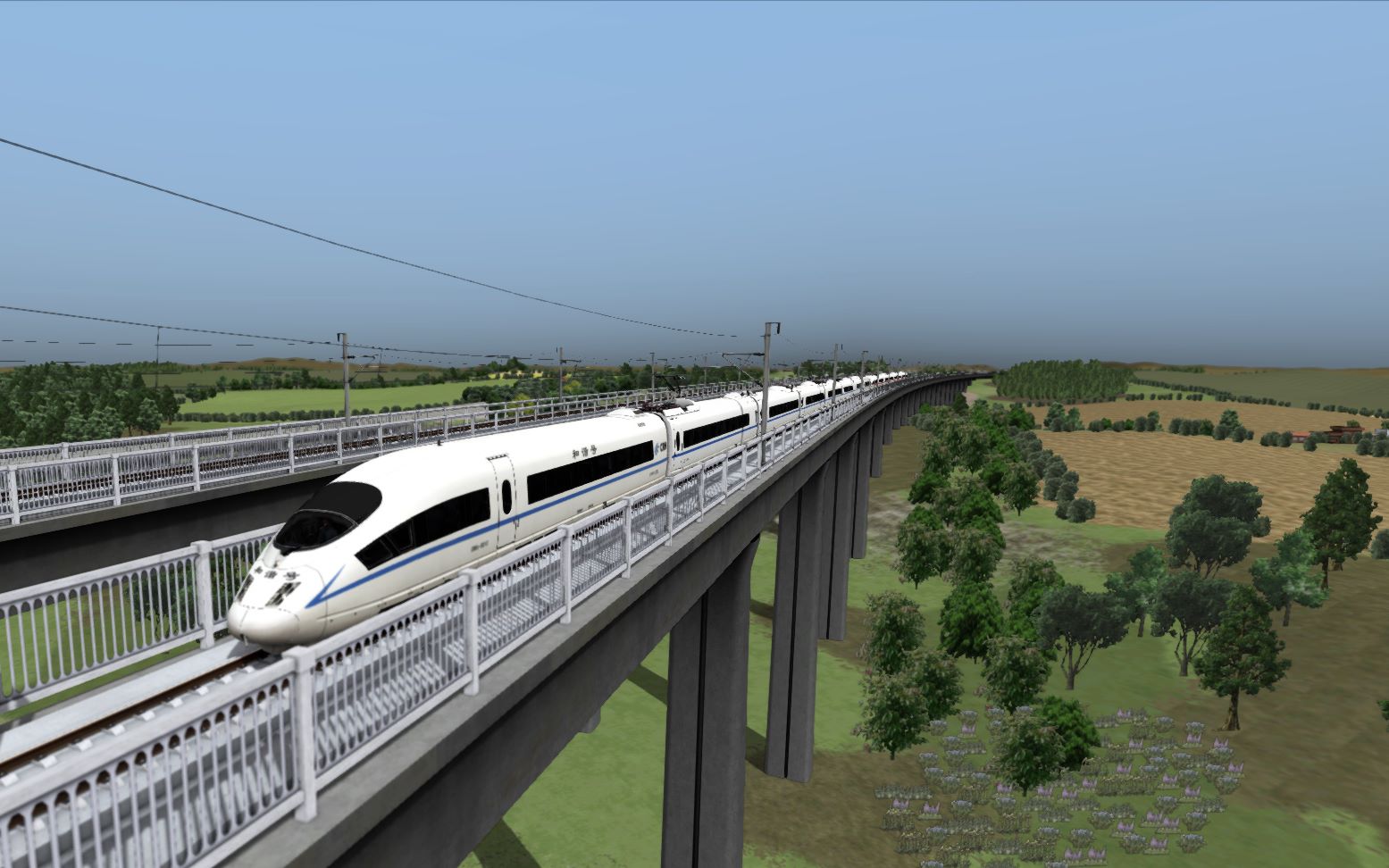 模拟火车盗版:重庆北到遂宁 ICE3+CRH3