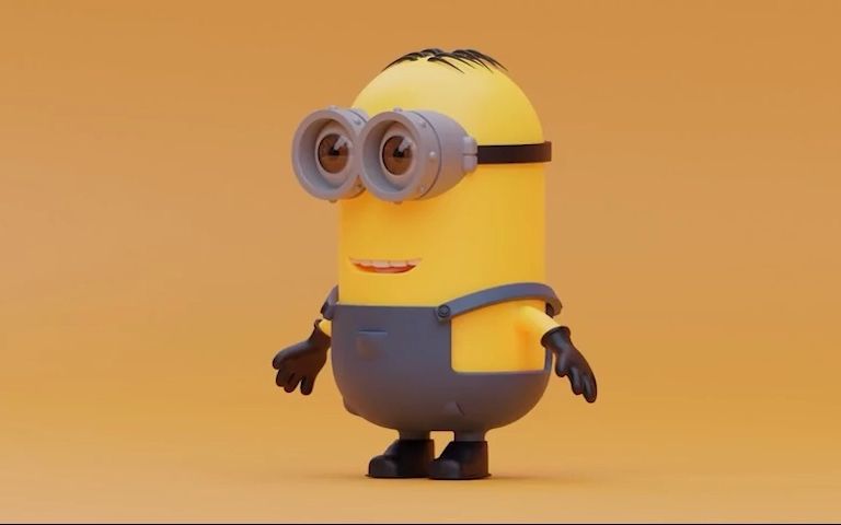 Blender三维小黄人建模渲染教程