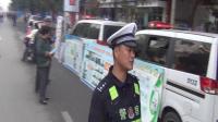 桐柏公安文化:桐柏交警交通安全宣传一条街活动