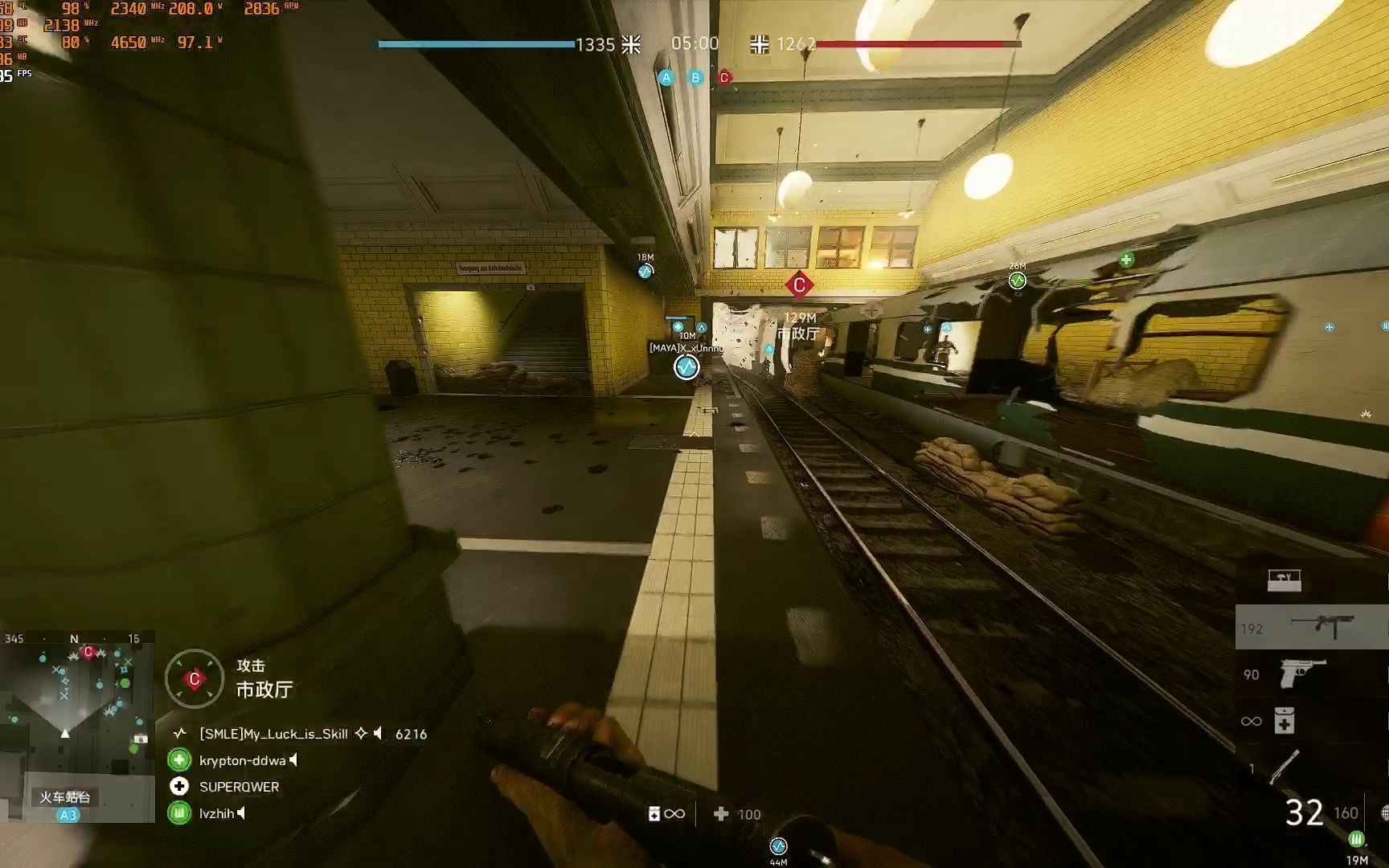 RX6800战地5最高画质测试,分辨率比例直接开到200!