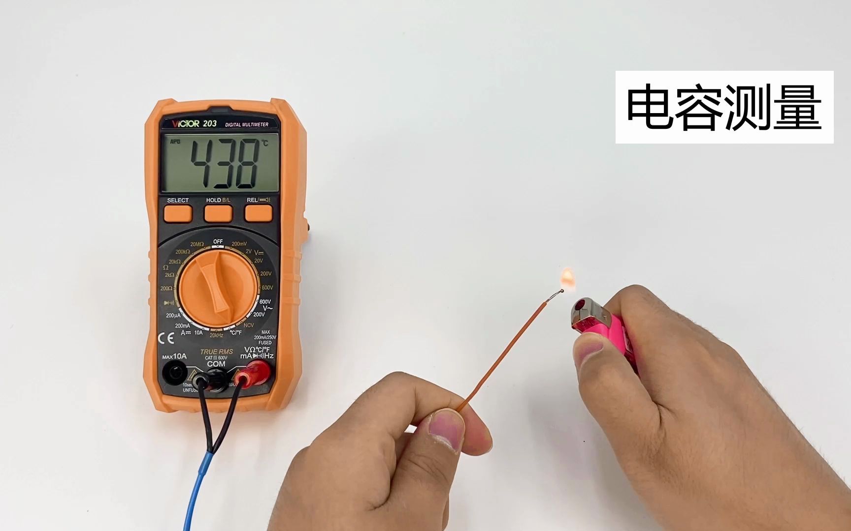 胜利仪器VICTOR 203数字显示万用表使用介绍