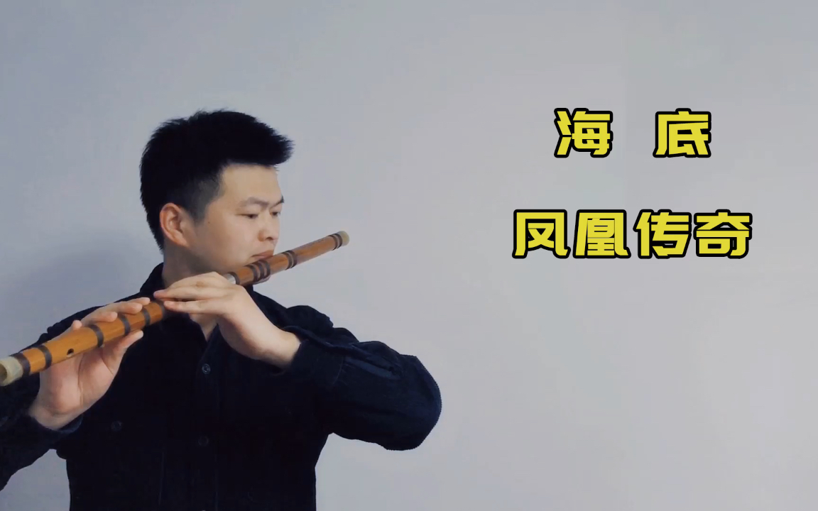 凤凰传奇唱的这首“来不及、来不及,你曾笑着哭泣…”《海底》笛子...