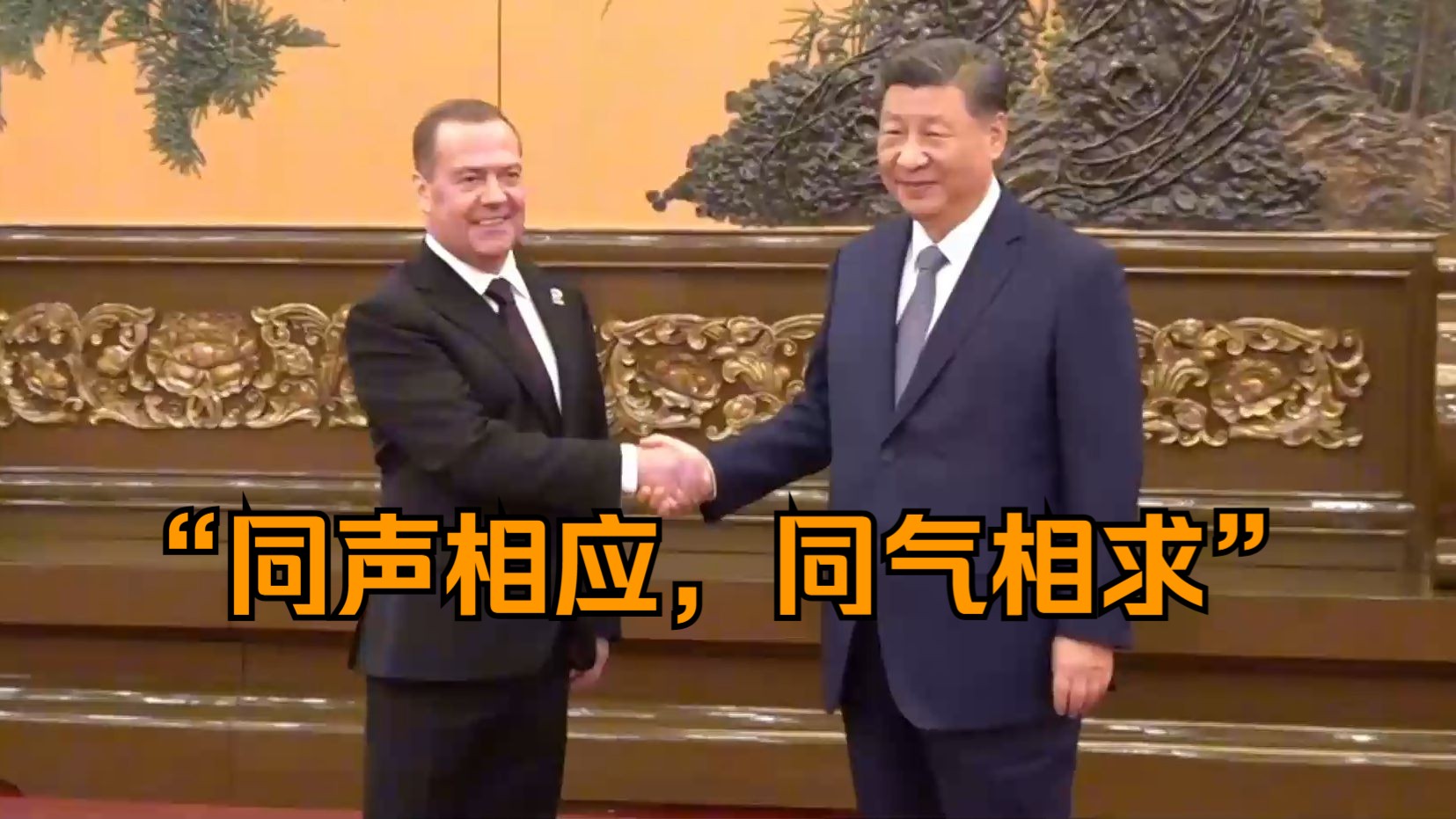 【俄罗斯卫星通讯社】梅德韦杰夫:俄中关系处于高水平是两国元首...