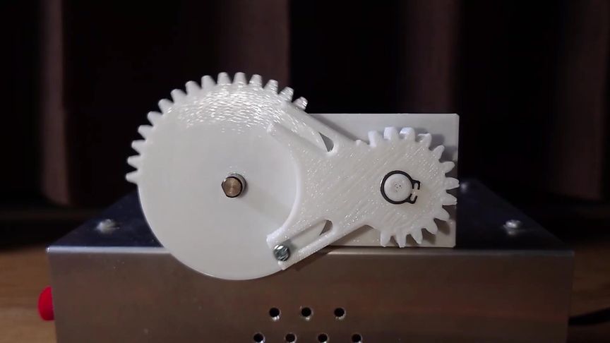 该结构通过齿轮传动与凹槽相互啮合#齿轮 #机械传动#机械#油管