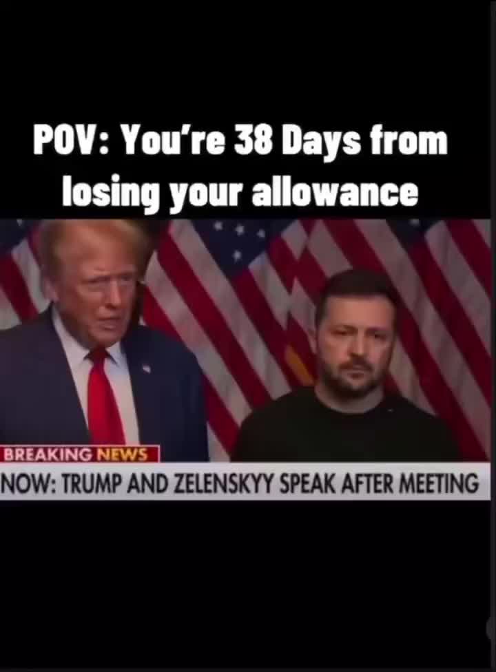 小特朗普发黑白视频,美元落泽连斯基身上,离你失去福利有38天 #...