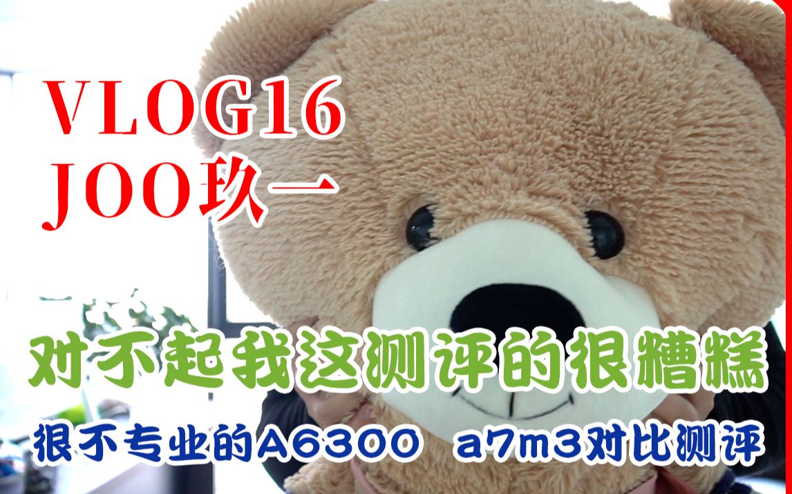 ...A6300的测评视频 两台VLOG视频相机的碰撞 a6300 a6500 a7m3 a7r3