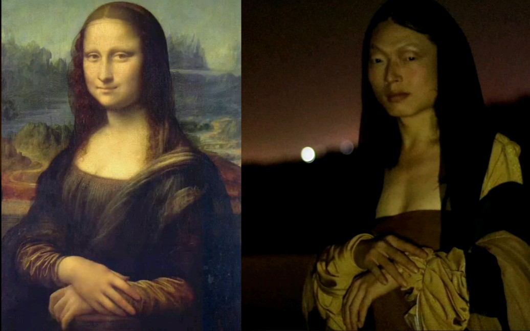 世界名画模仿系列之“蒙娜丽莎的微笑”