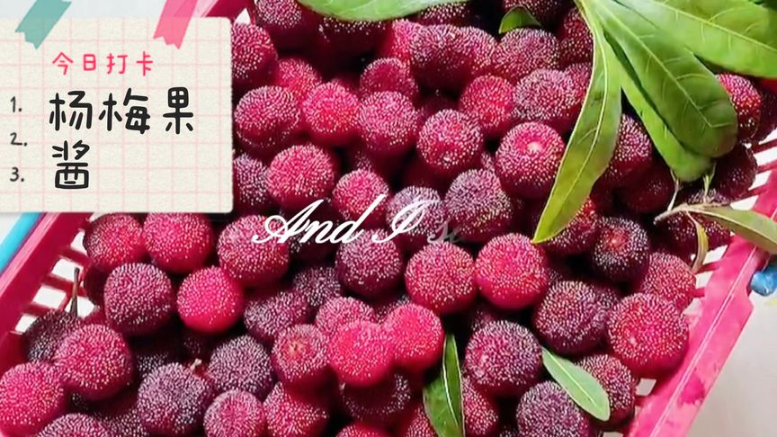 酸甜可口的杨梅果酱 夏日必备