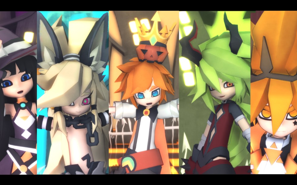 【凹凸世界MMD/手游皮肤展示】“不给糖就捣蛋哦ψ(*`ー´)ψ”——...