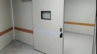 手术室气密门 脚踏感应平移门 净化钢质门残卫电动门密闭门 佛山聚...