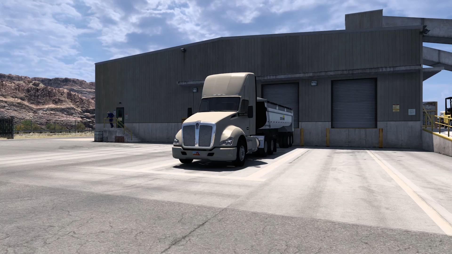 美国卡车模拟#13:从摩押运送碎石至盐湖城