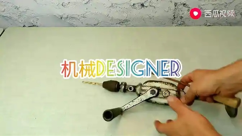 “古董”手摇钻修复后还能使用,老物件质量很好!你们那有吗!