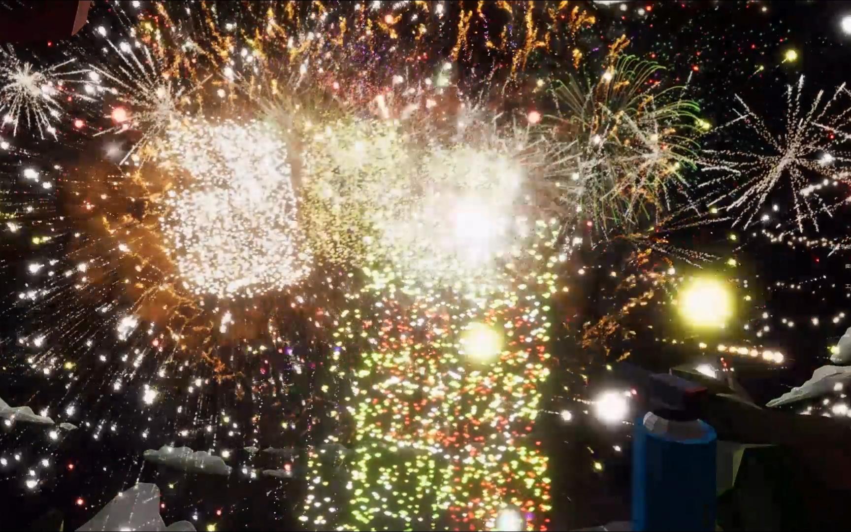 好评游戏 试玩烟花模拟器Fireworks Mania中文试玩 一款小型休闲烟花...