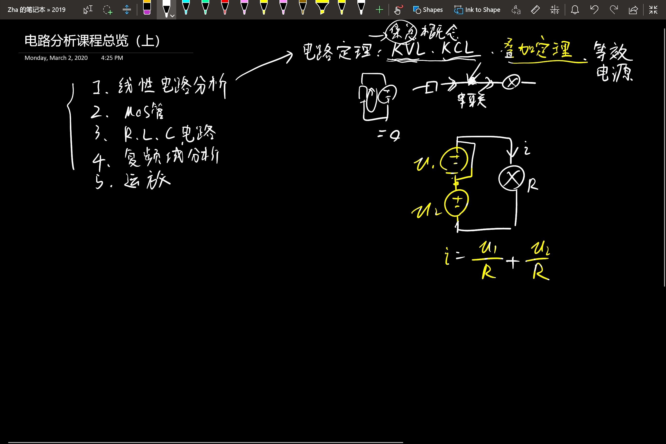 【电路分析】电路分析课程总览(上)