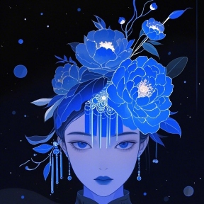 -古韵青花盏 