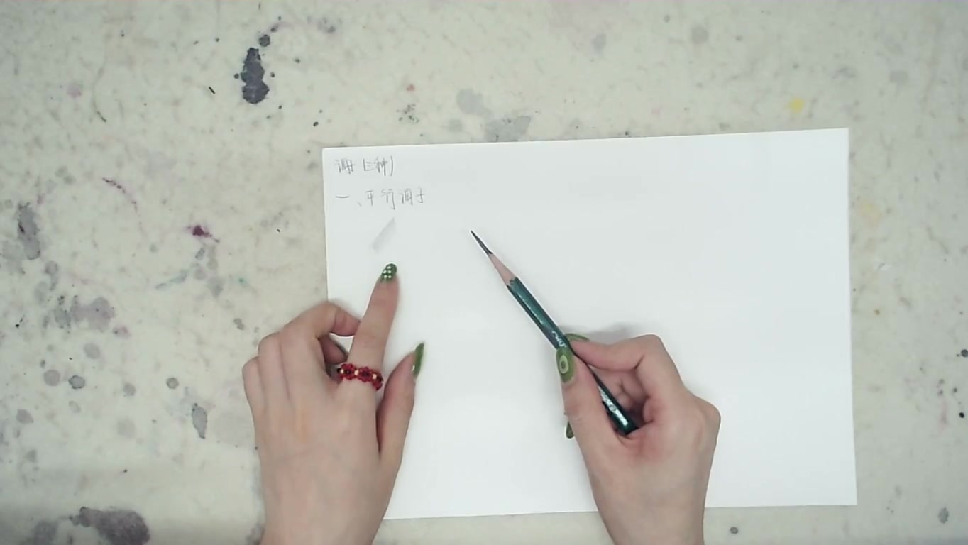 【素描基础课】第三节:握笔姿势、线条 主讲 悠悠老师