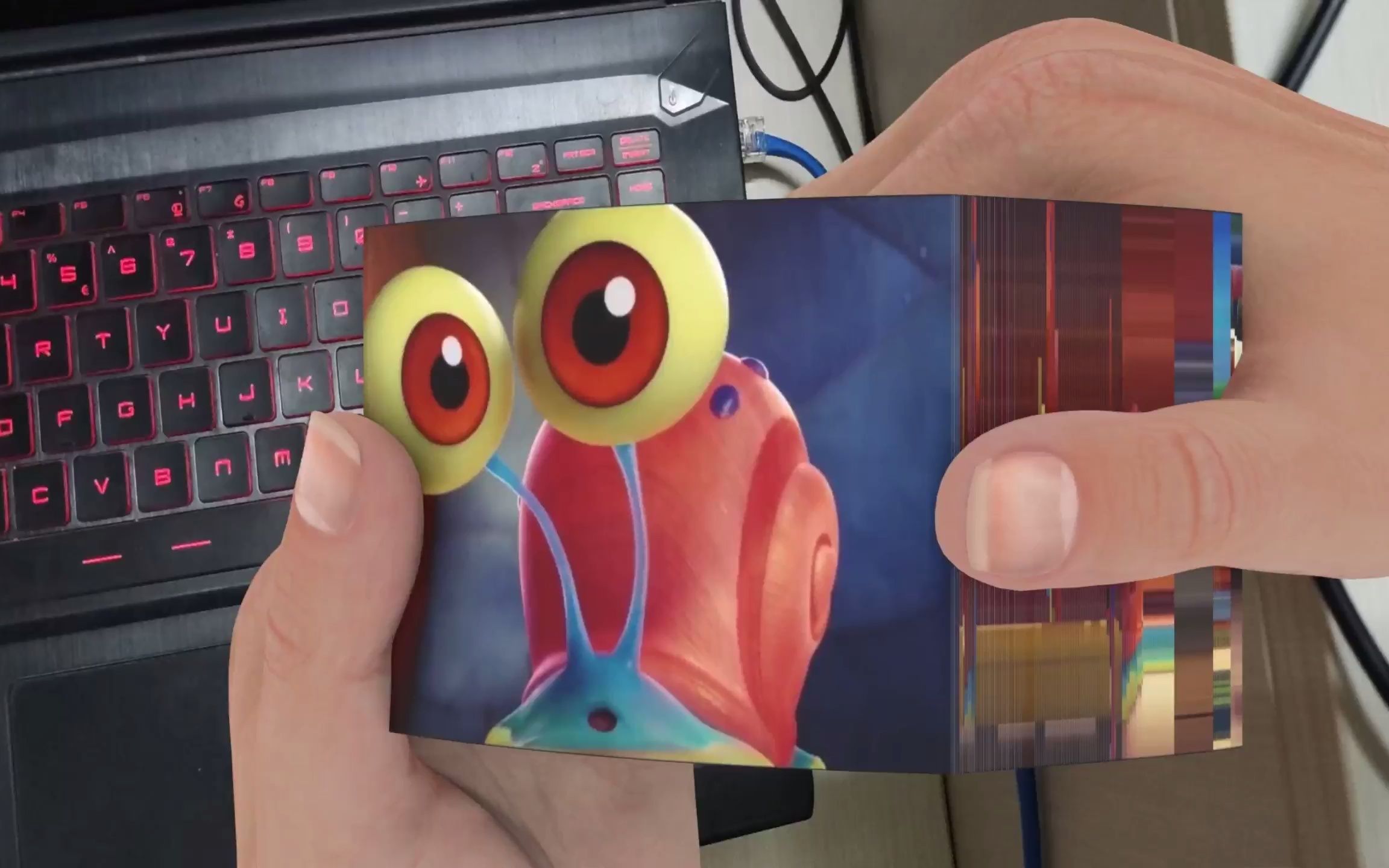 爆肝1200张海绵宝宝手翻书动画制作