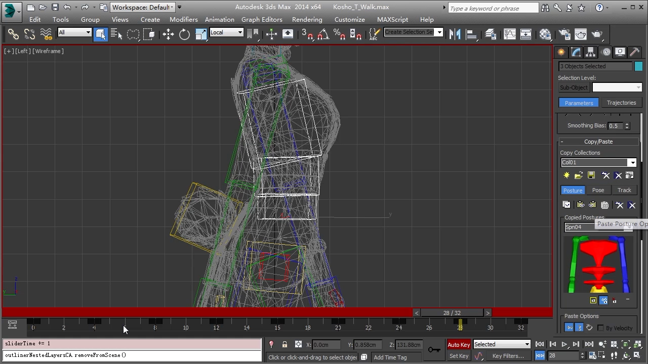 【3Dmax制作】胸部动画制作～