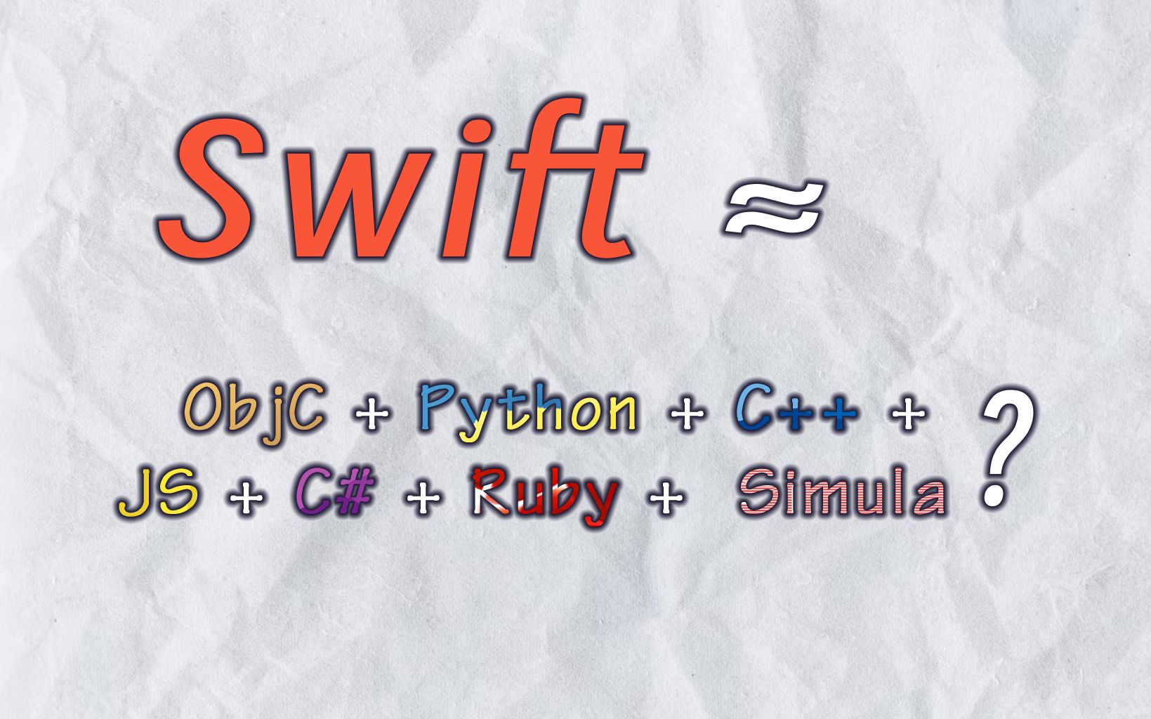 2023年最强大的Swift语言, 究竟“借鉴”了哪些语法?