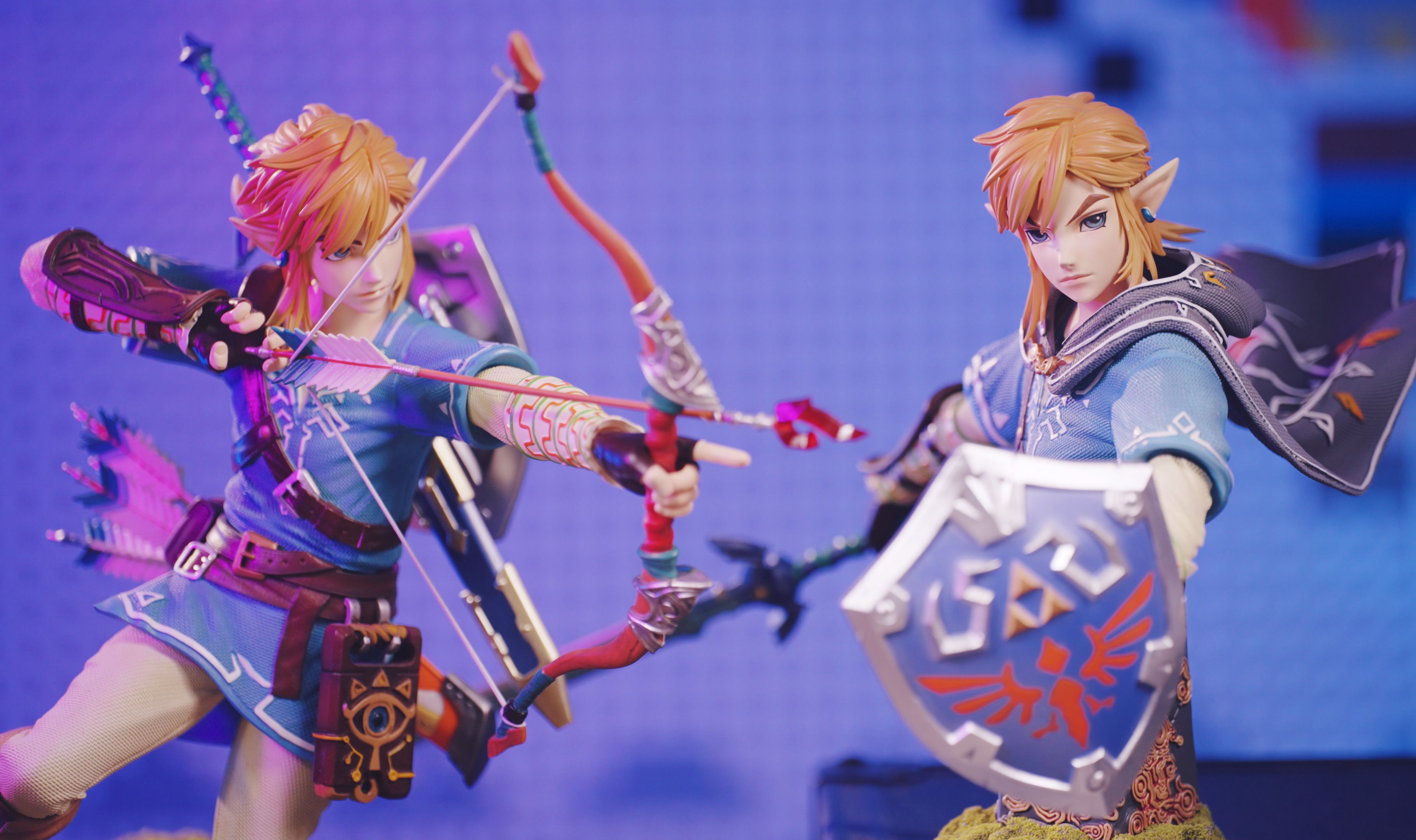 被疯狂翻模的林克手办长什么样的?全球限量50体大师版开箱-塞尔达...