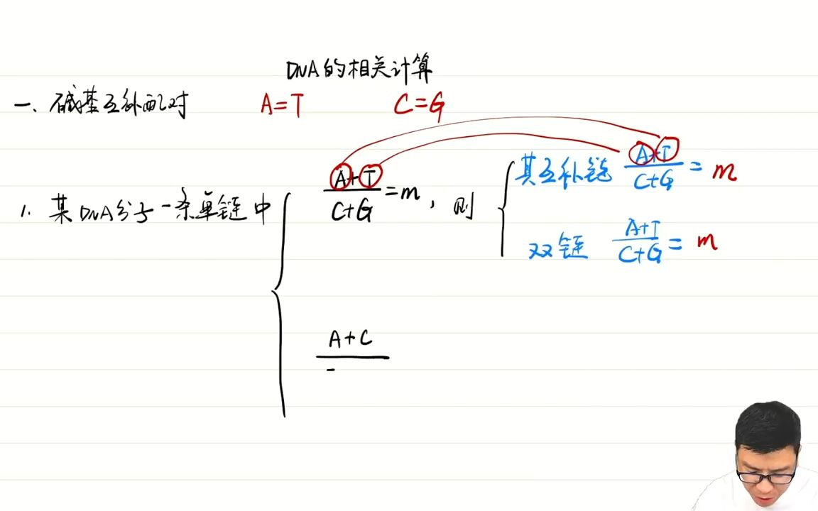 24万猛生物一轮复习课程DNA的相关计算