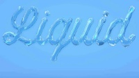 字体控: Ps绘制流水质感的立体字教程