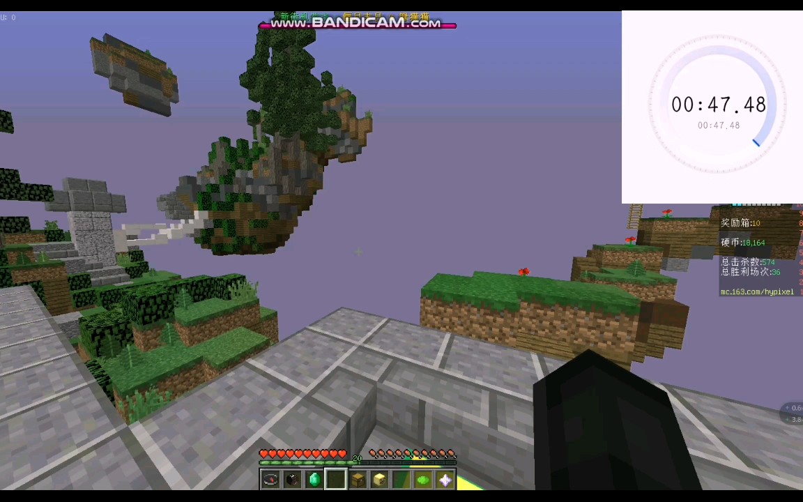 当你用录屏不到30帧的垃圾电脑去玩起床大厅的跑酷…