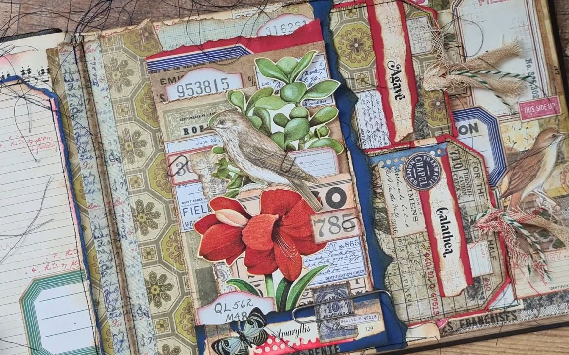 【搬运】Junk Journal内页排版设计2|Tim Holthz产品使用制作过程