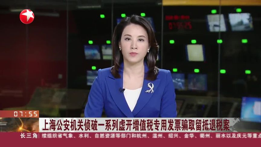上海公安机关侦破一系列虚开增值税专用发票骗取留抵退税案