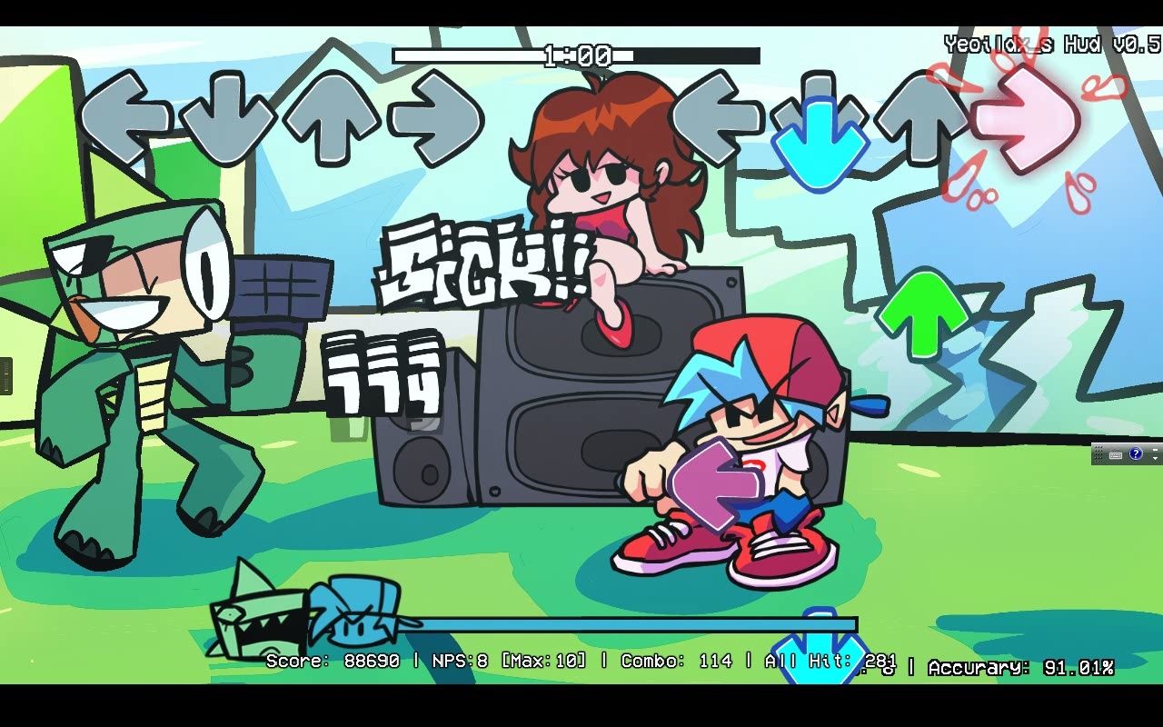 [FNF模组]曲目 MINI-WORD (迷你世界 VS 迷斯拉)