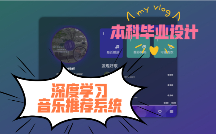 ...音乐推荐系统|深度学习|Pytorch|Django|人工智能|梅尔频谱|前后端搭建