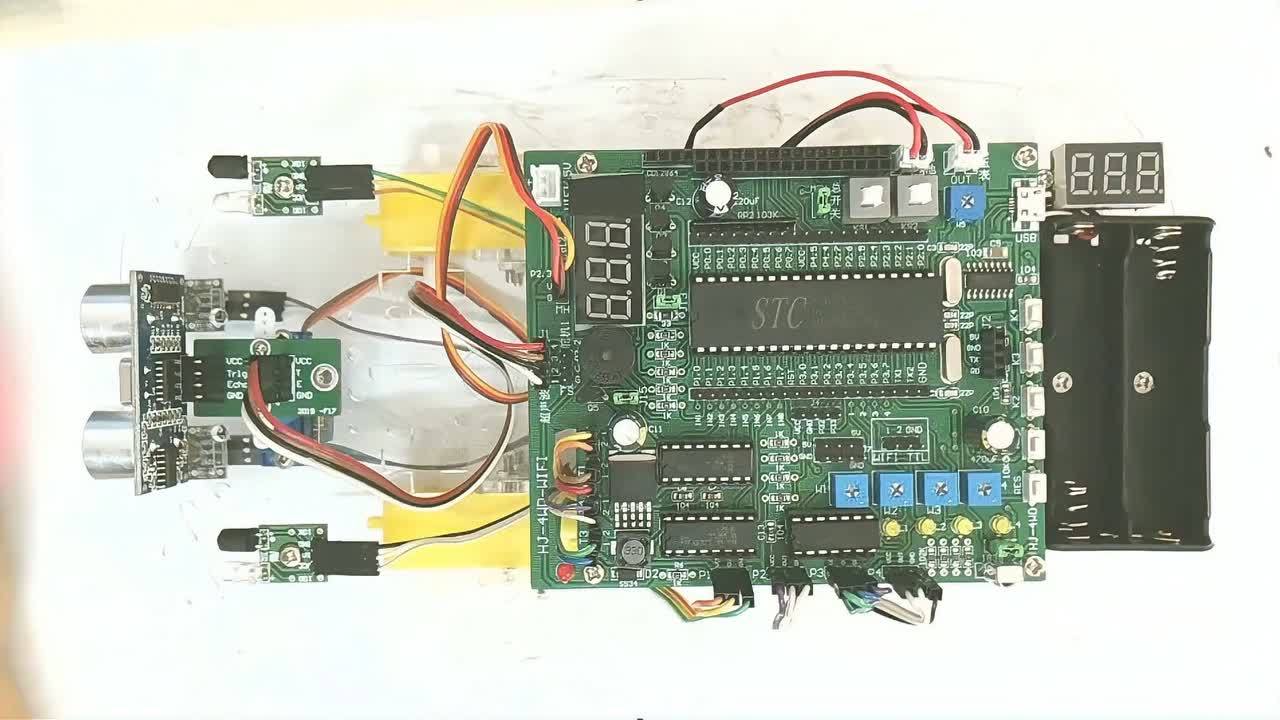 STM32智能小车教程 HJ-4WD智能小车 升级成STM32.