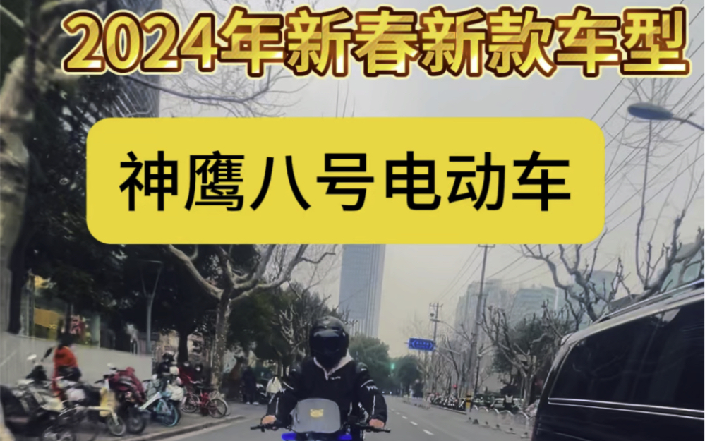2024年新春新款外卖车型～神鹰八号电动车上市了#适合送外卖的电动...