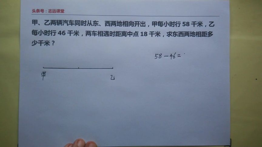 小学数学,行程简单问题,小升初常考