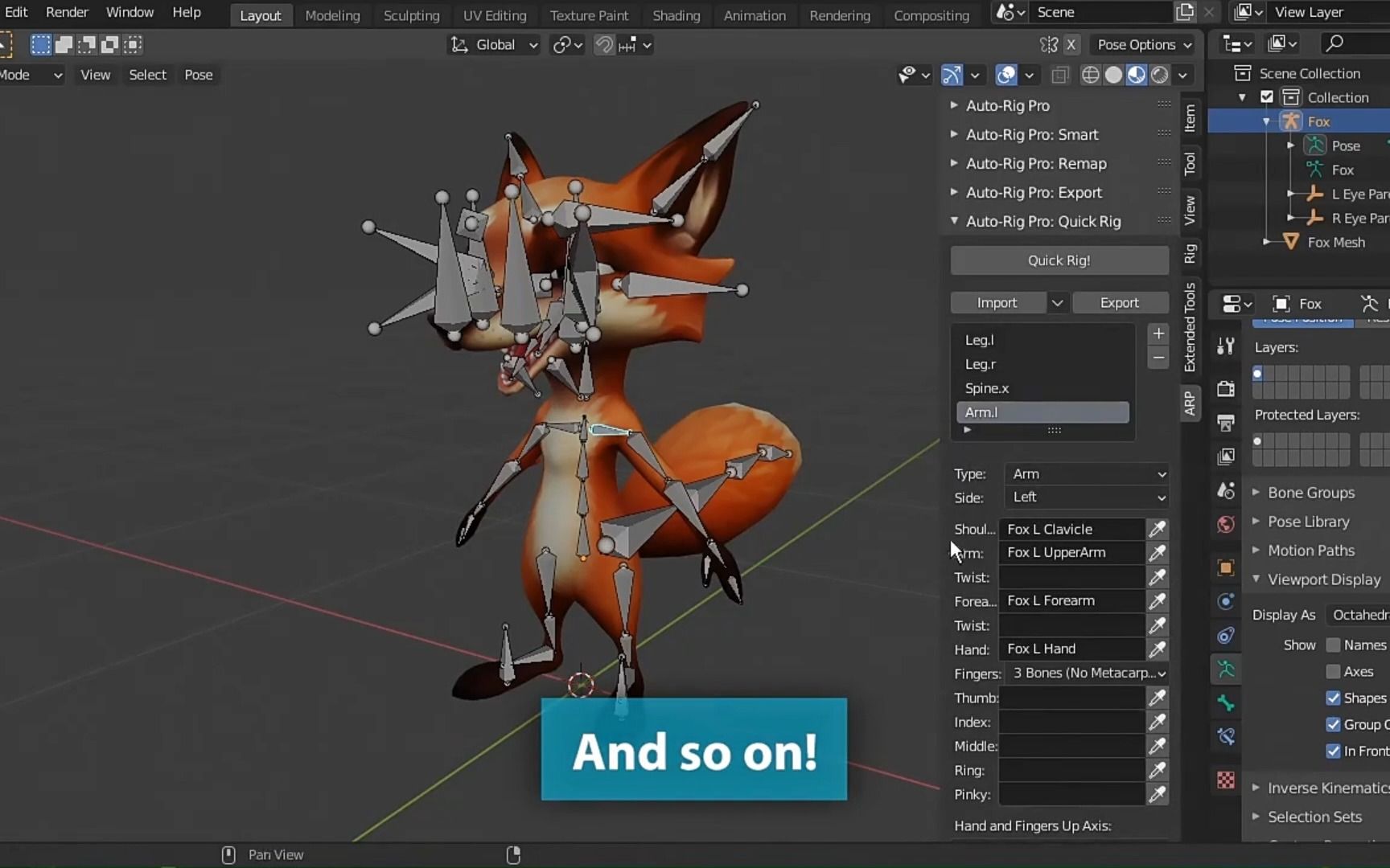 【Blender插件】三维人物角色动作自动绑定工具 Auto-Rig Pro Quick ...