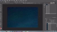 不用插件,仅用PS内置功能制作特殊星轨
