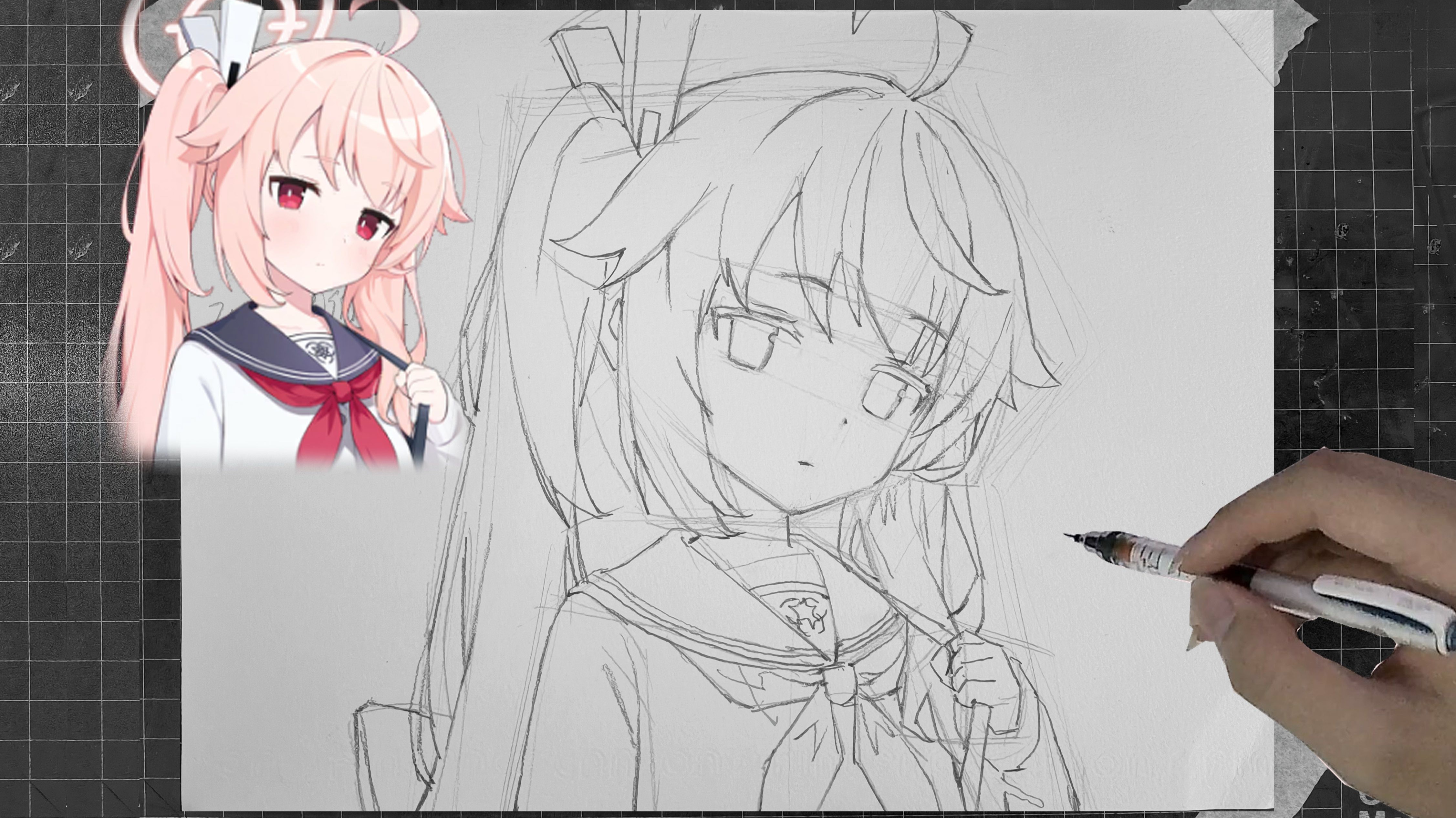 【起稿教程】教你如何画好一只可爱的小夏!ᕕ(◠ω◠)ᕗ小夏宝宝也太...