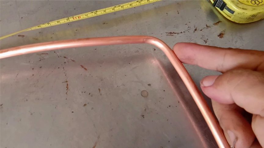 今天给冷柜盘铜管,铜管走向和转弯细节,新手来看看。