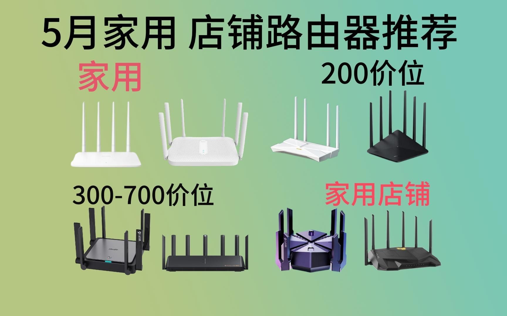 2023年5月史诗级路由器选购指南推荐