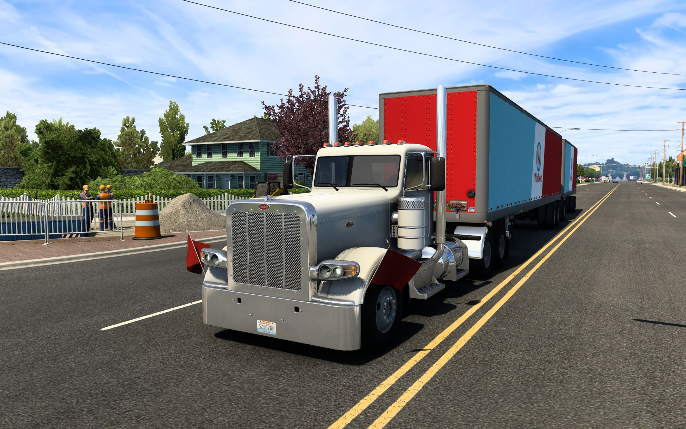 第5集丨美国卡车模拟:购买美卡生涯中的第一辆卡车,彼得比尔特