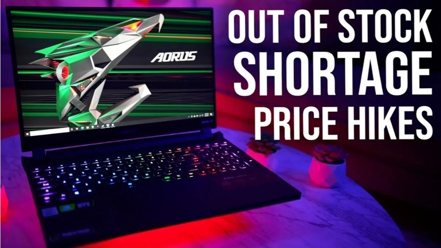 许多RTX 3000笔记本电脑缺货,价格有些上涨.