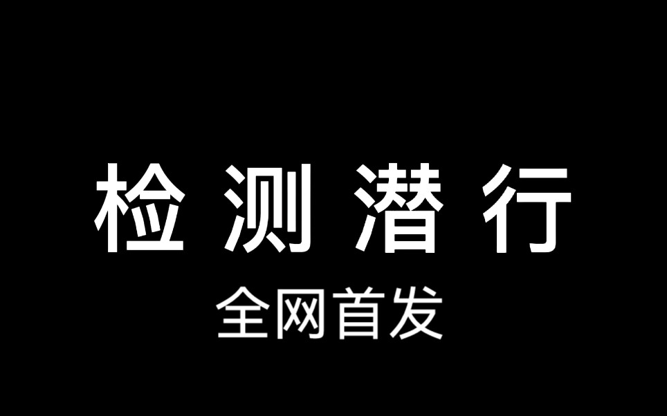 我的世界指令检测潜行,全网首发_我的世界