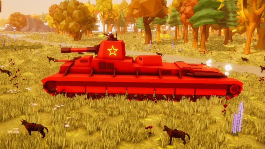 坦克模拟器苏联战役05:T42极重型坦克,还能生产反坦克犬?