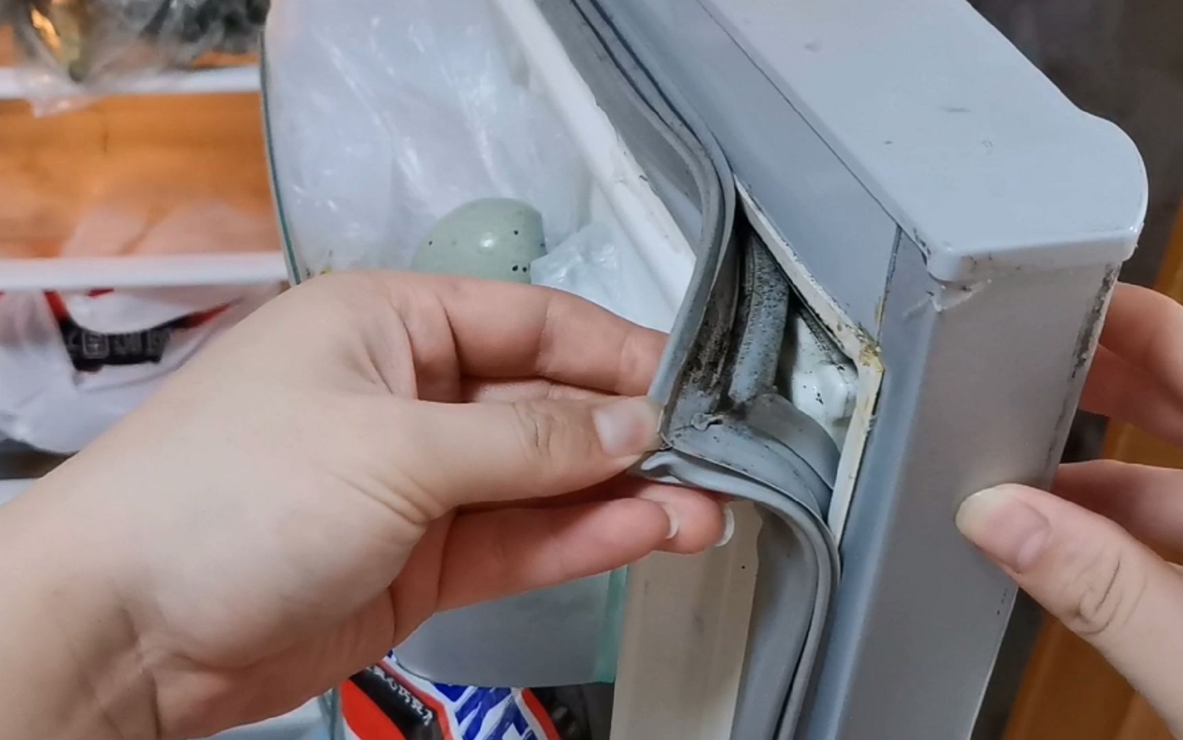 今天才知道,冰箱的门封条脏了可以拆下来清洗的,看完提醒家里人