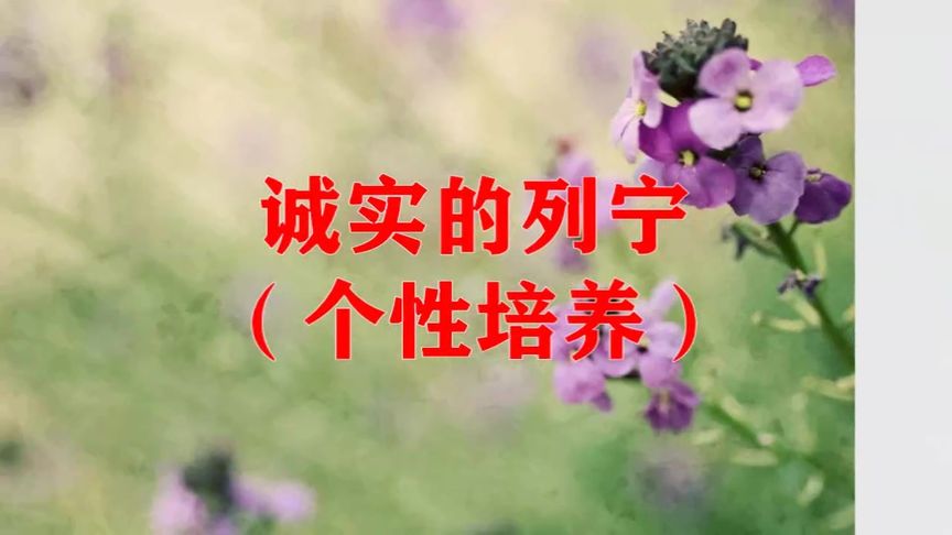 诚实的列宁(个性培养)
