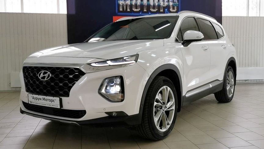 2019款现代胜达8AT 4WD到货,坐进车内仪表亮起后,我忘记了RAV4