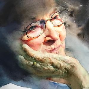 木头人画画 
