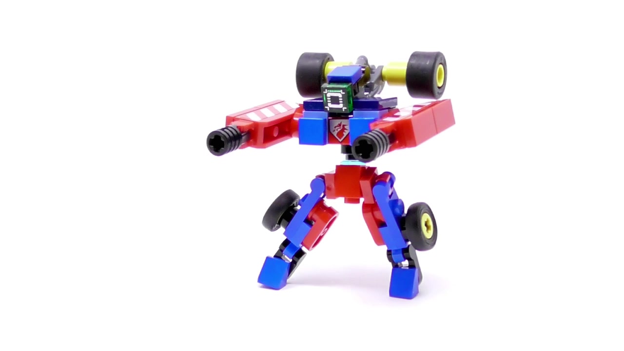 乐高MOC教程 迷你变形金刚 拼搭指南